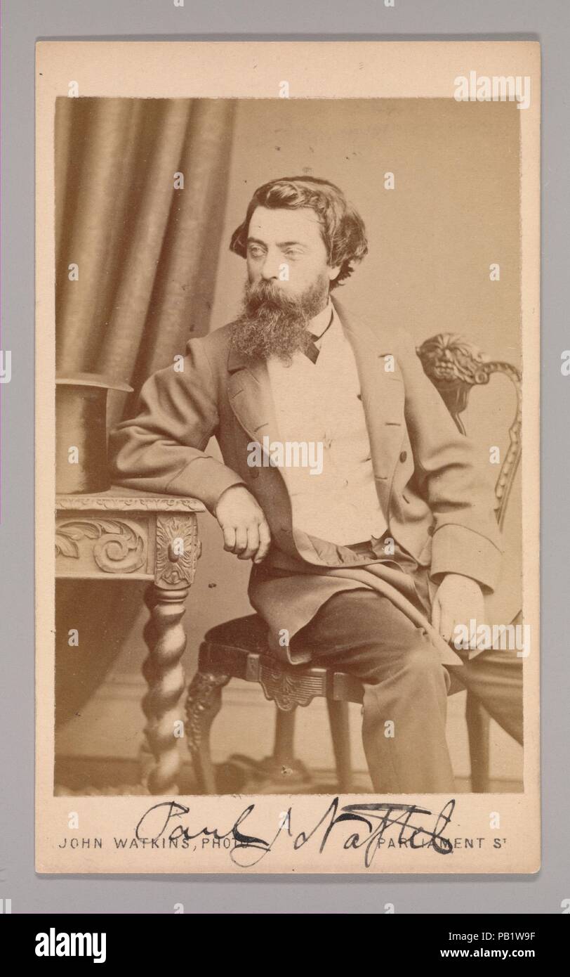 [Paul Jacob Naftel]. Dimensions: Approx. 10.2 x 6.3 cm (4 x 2 1/2 in ...