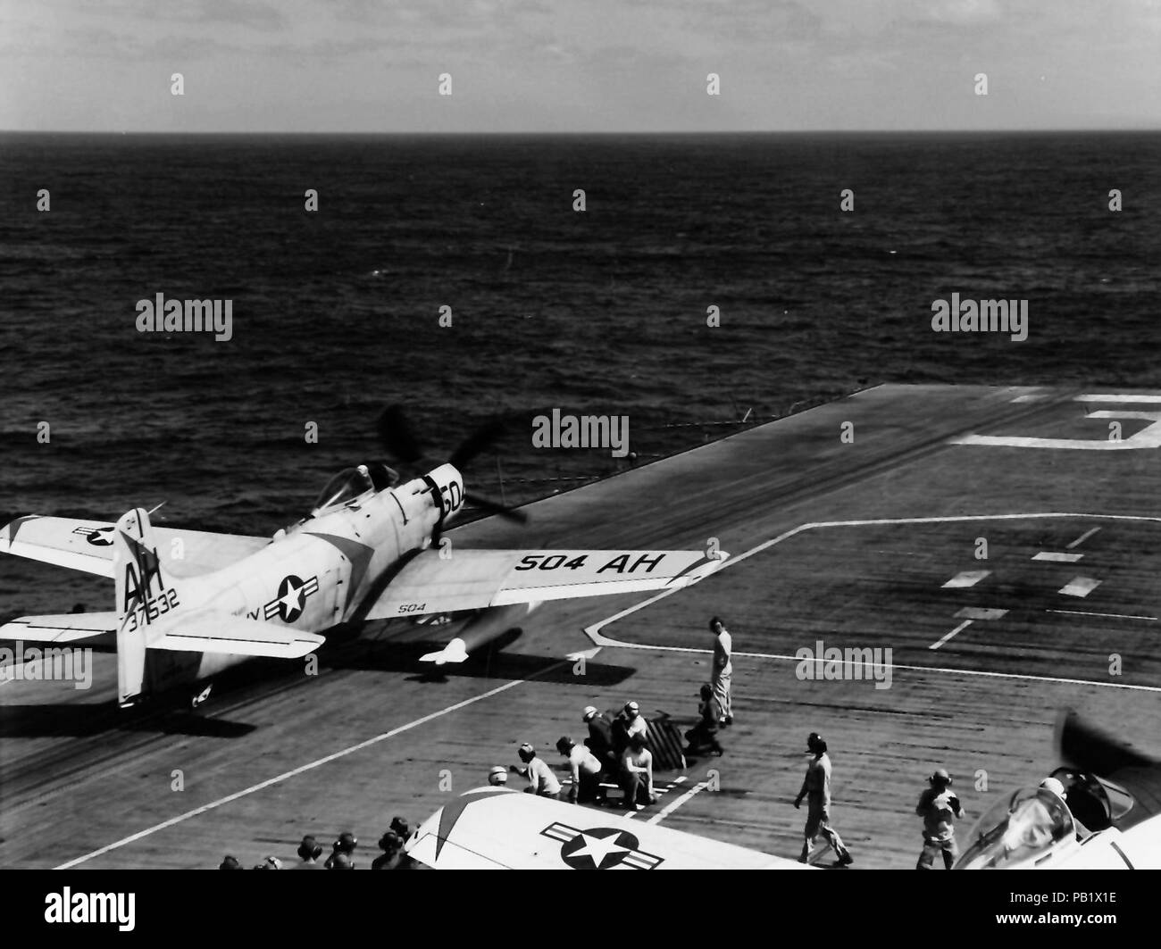 A-1H of VA-165 on cat of USS Oriskany (CVA-34) c1963 Stock Photo - Alamy