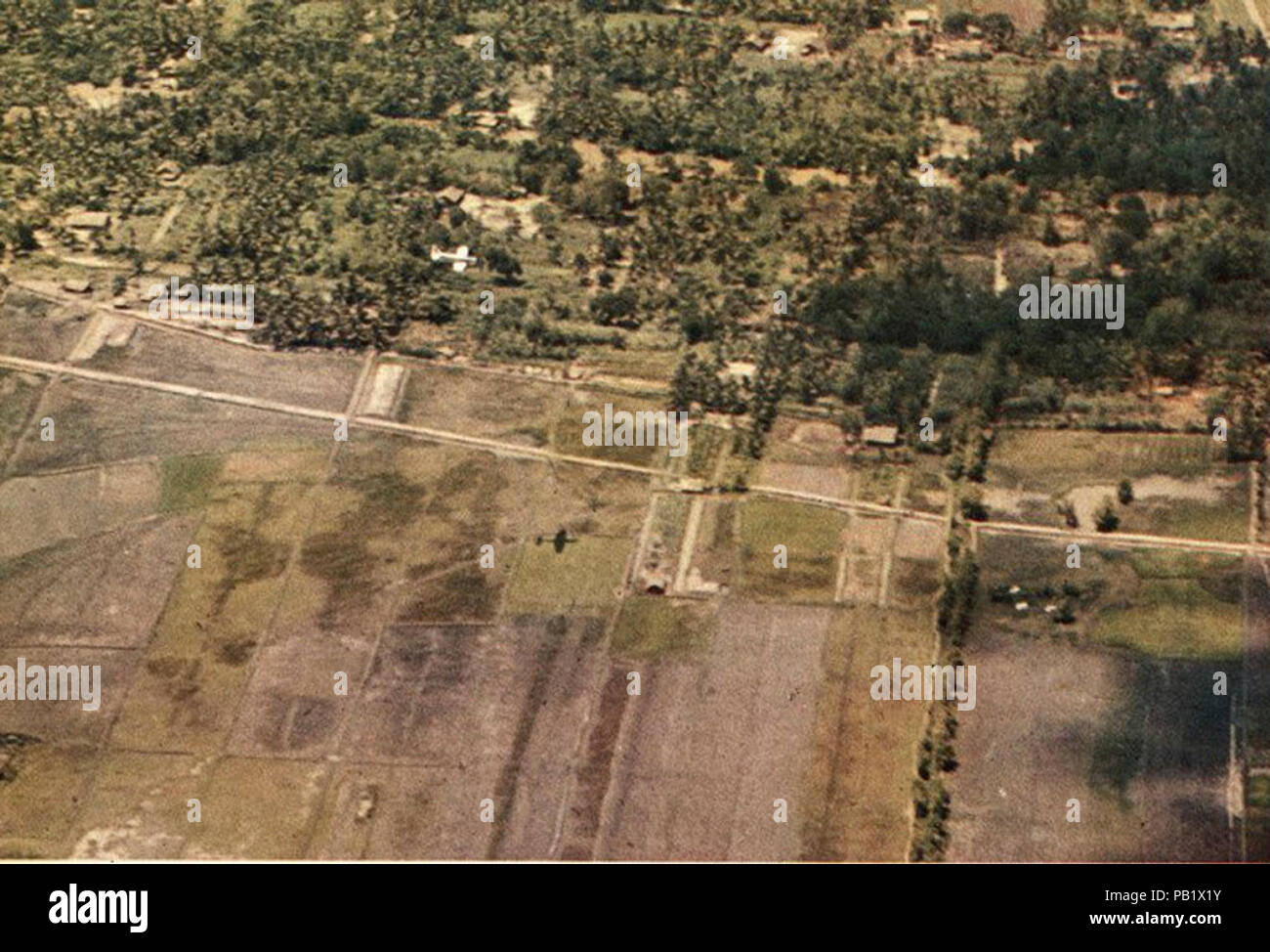 A-1H Skyraider of VA-196 attacking target in Vietnam c1965 Stock Photo ...