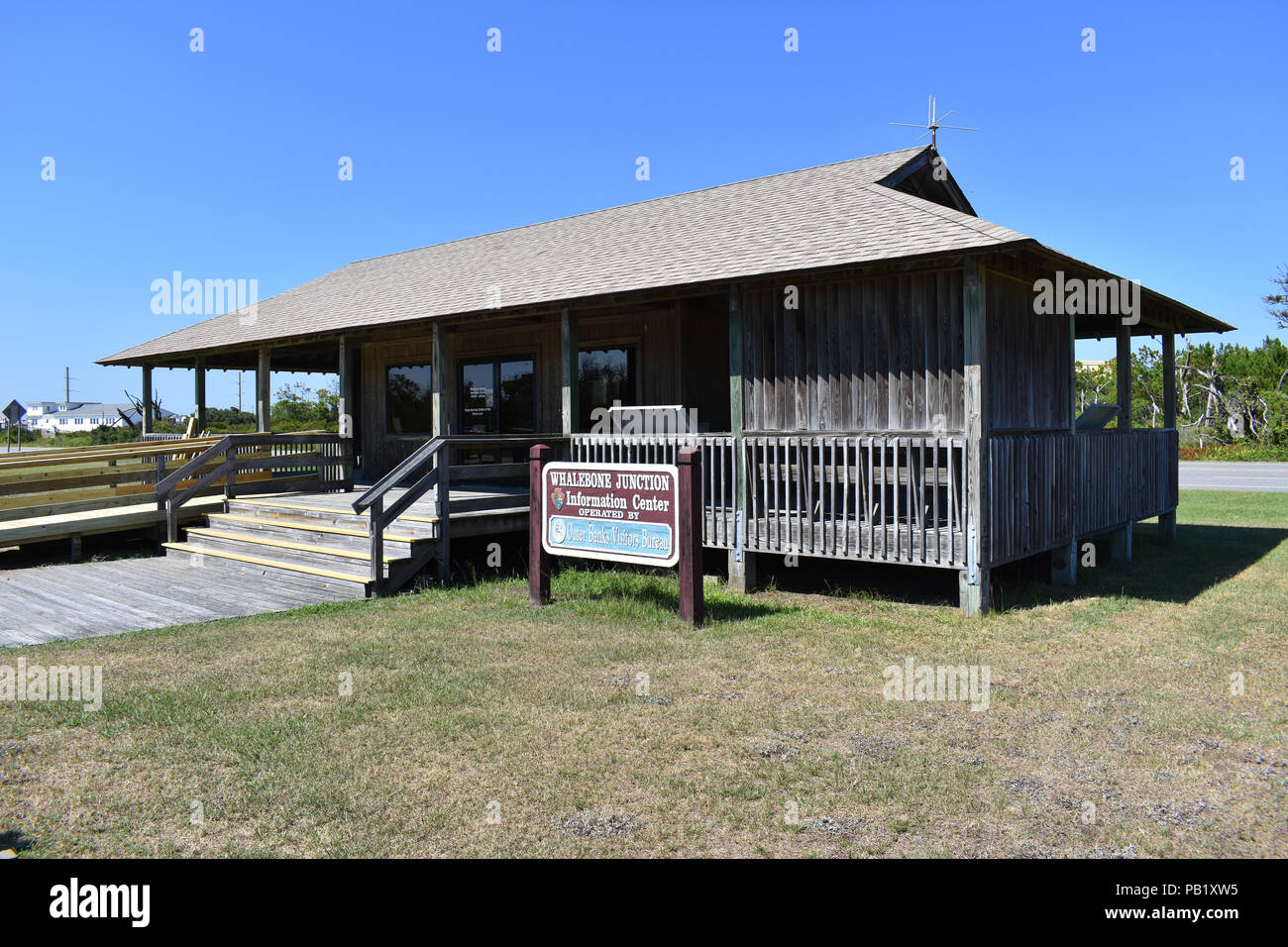 Whalebone Junction information center at the Cape Hatteras National ...