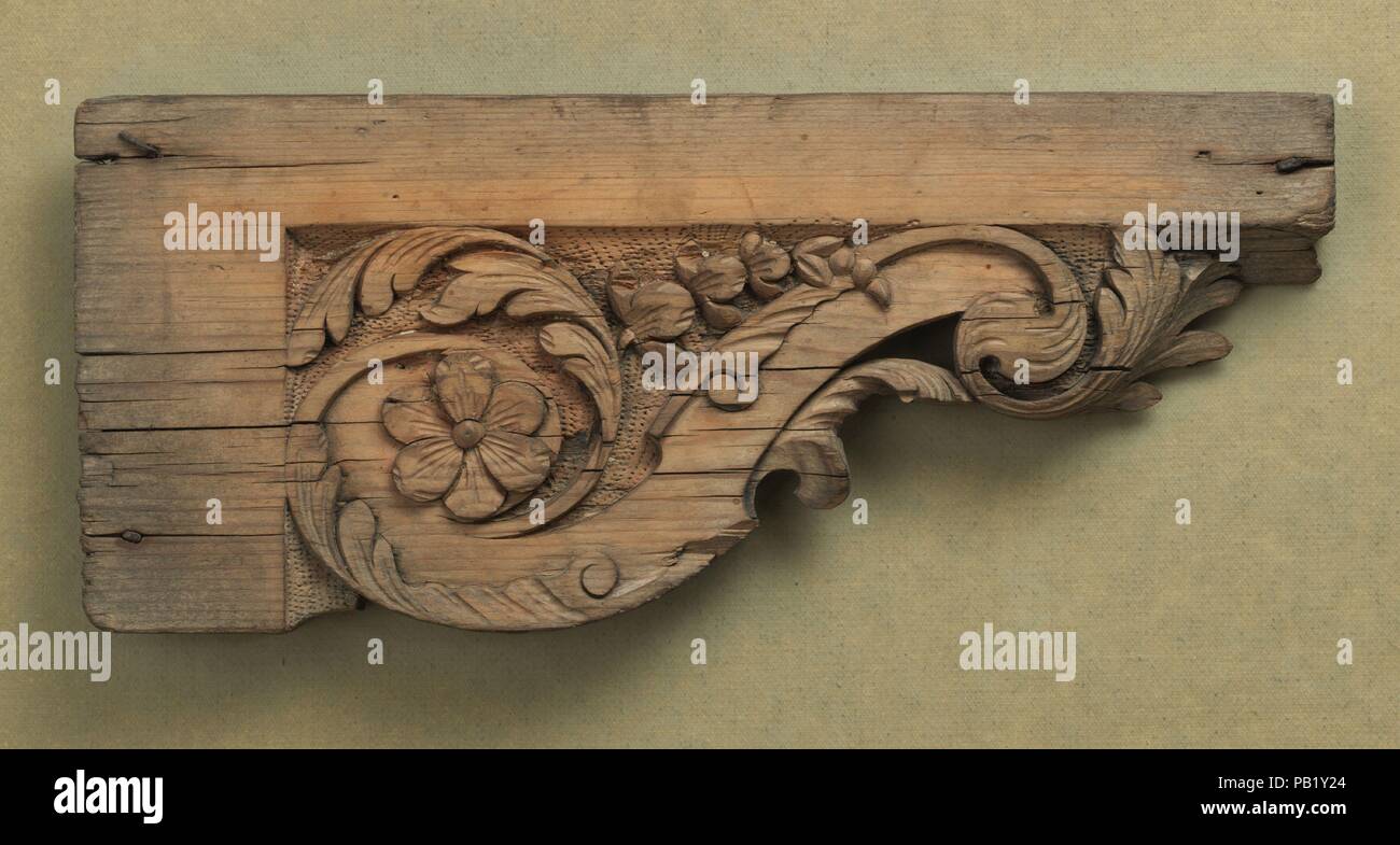 Bracket. Culture: British. Dimensions: Overall: 11 1/4 × 4 1/4 in. (28. ...