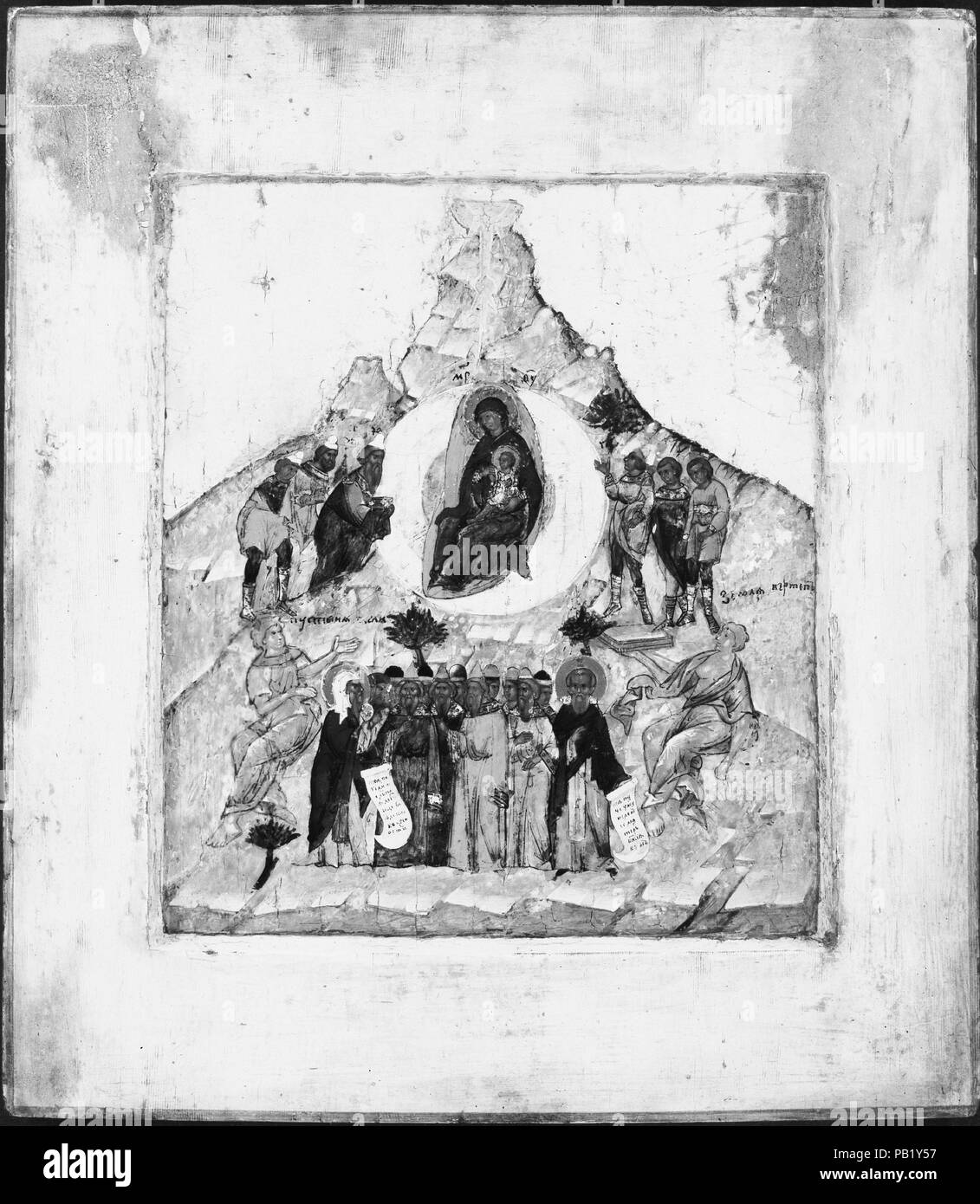 The Congregation of the Mother of God. Artist: Russian Painter (late ...