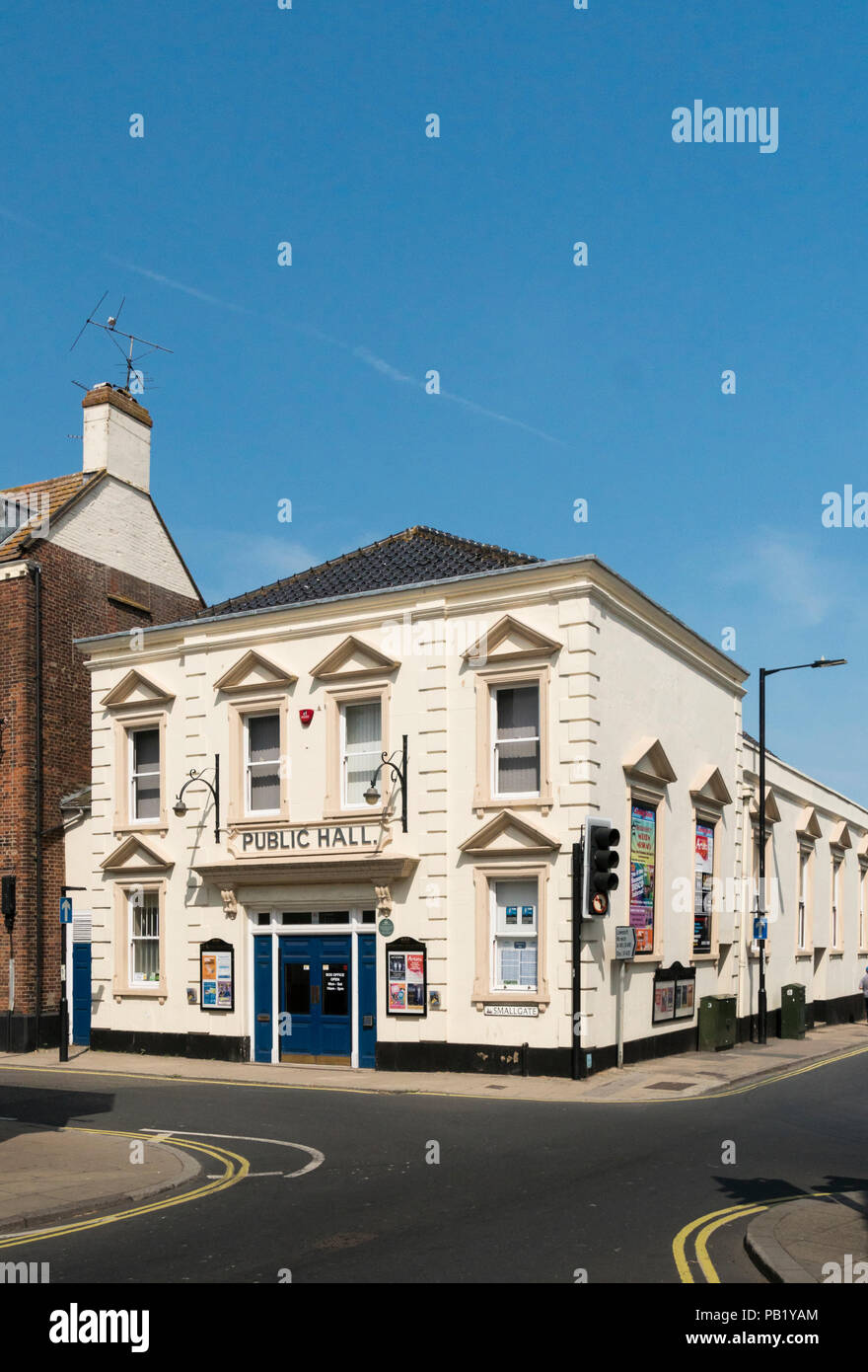 Historic Public Hall and theatre in the market town of Beccles, Suffolk ...
