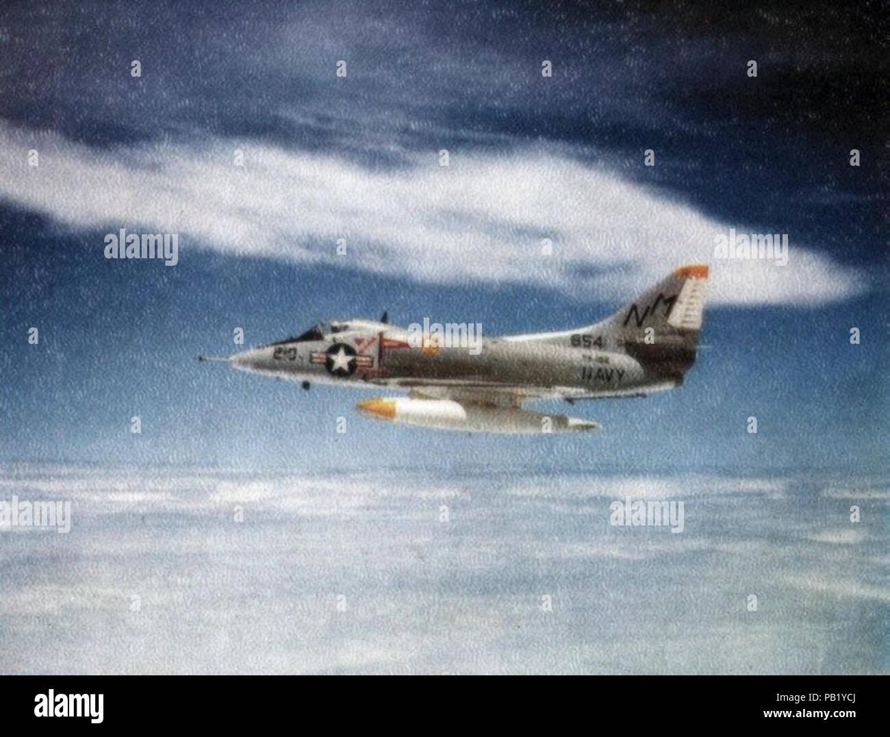 A-4C Skyhawk of VA-192 in flight in 1964 Stock Photo - Alamy