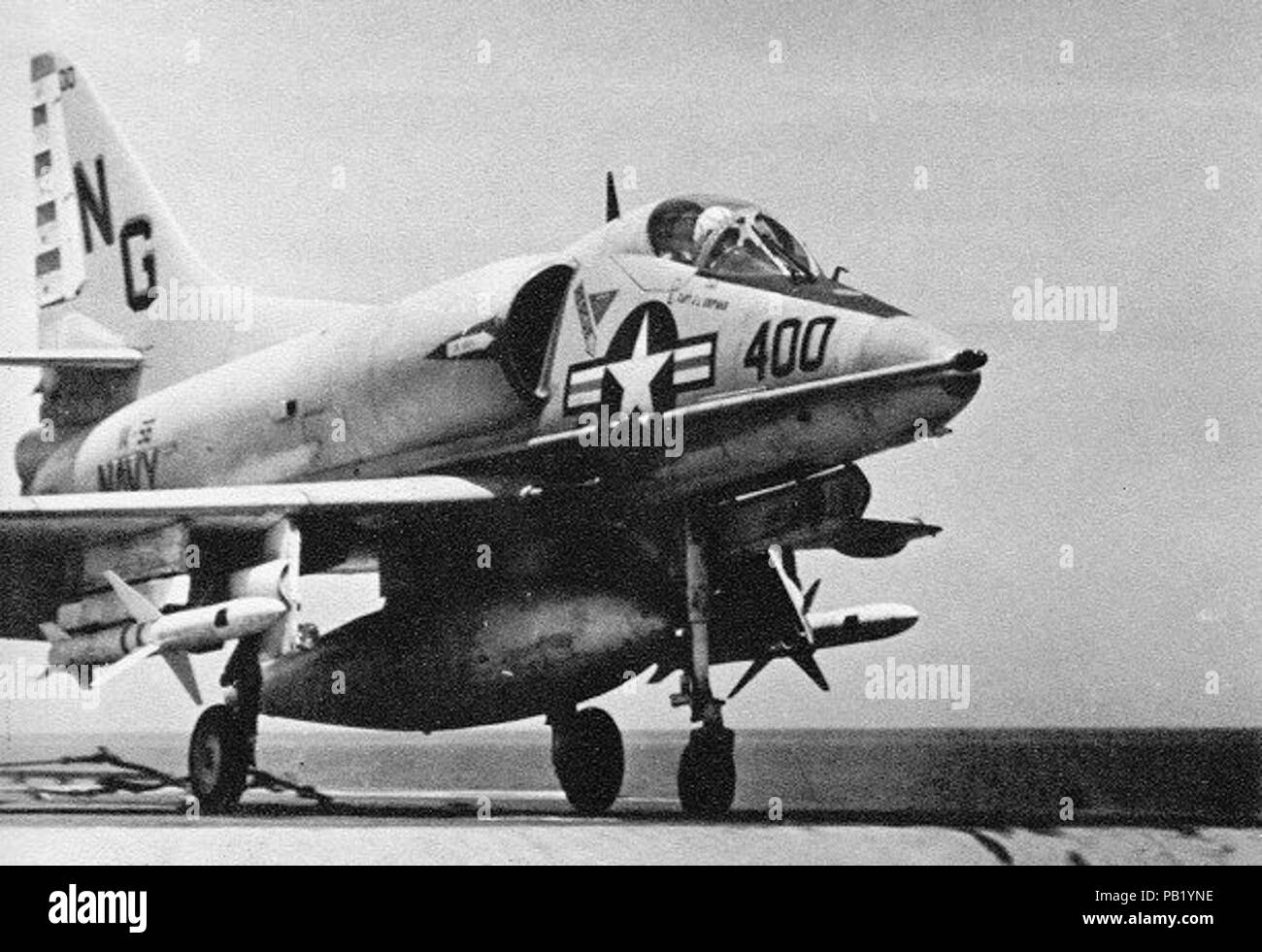 A-4C VA-56 with Shrikes launching from USS Enterprise (CVAN-65) c1967 ...