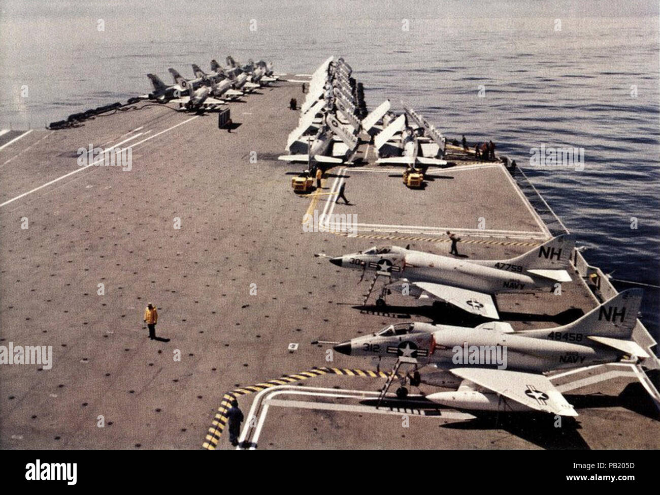 A4D-2Ns of VA-113 on USS Kitty Hawk (CVA-63) in 1961 Stock Photo - Alamy
