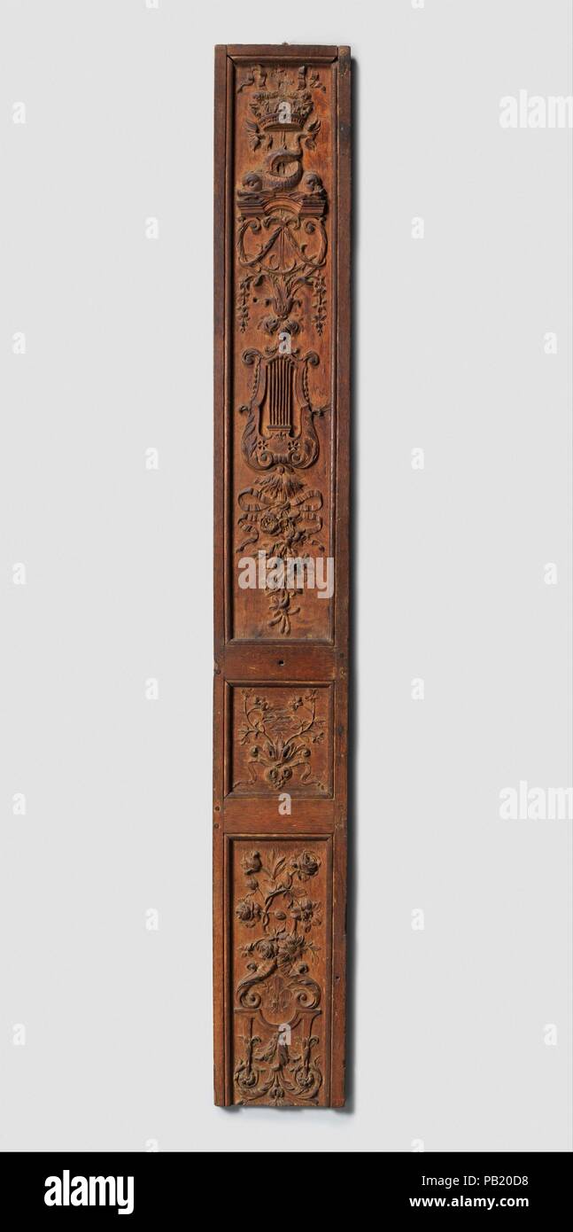 Pilaster panel. Culture: French. Dimensions: 71 × 9 1/8 in. (180.3 × 23 ...
