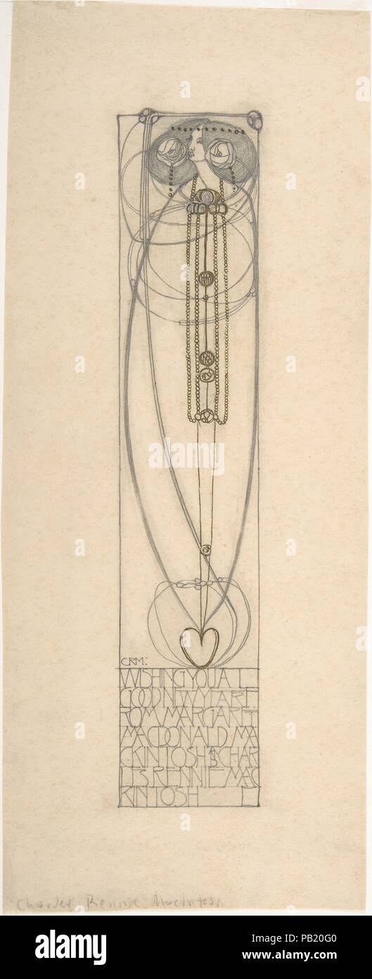 Charles Rennie Mackintosh Drawing High Resolution Stock Photography and ...