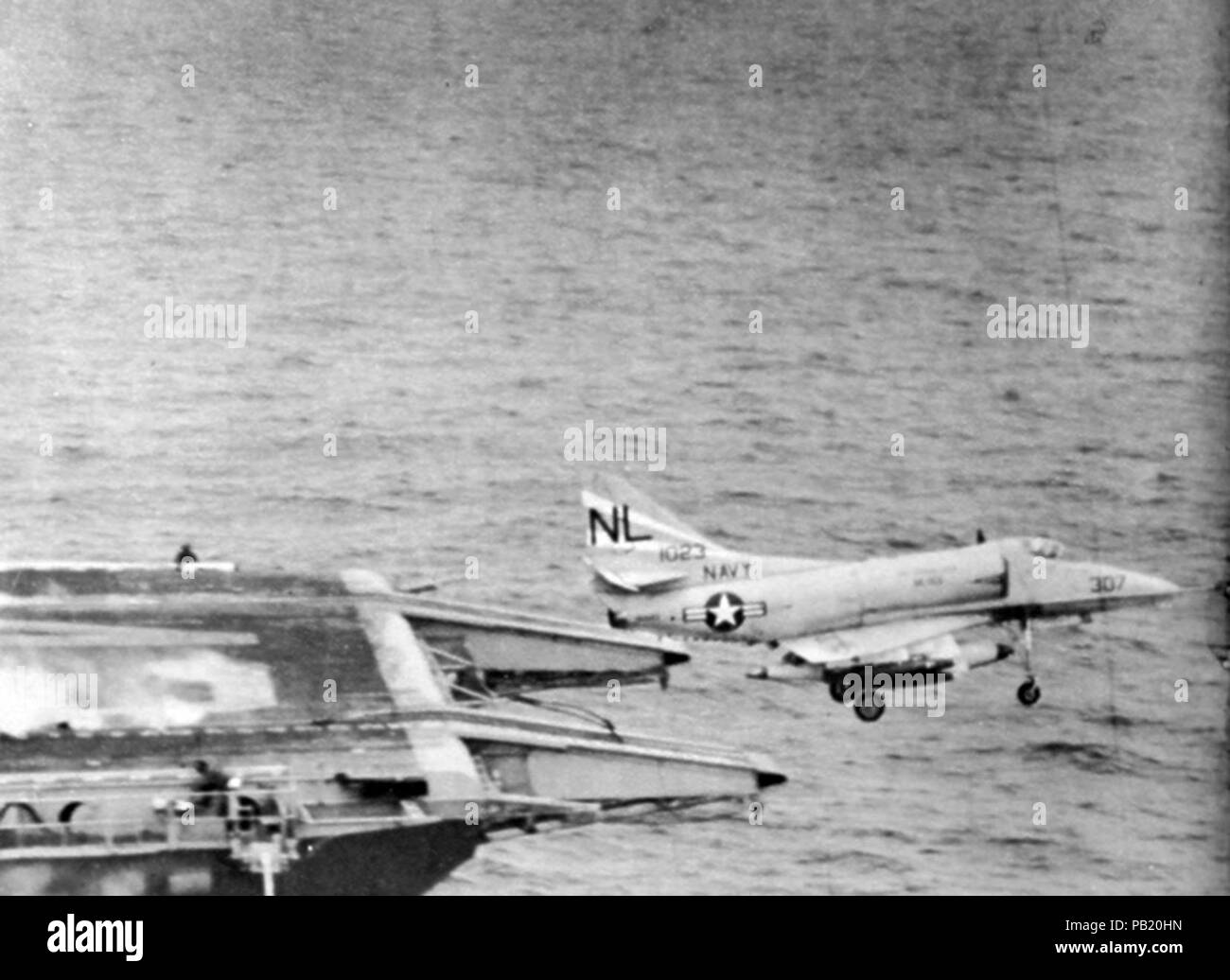 A-4E VA-153 launching from USS Coral Sea (CVA-43) 1968 Stock Photo - Alamy