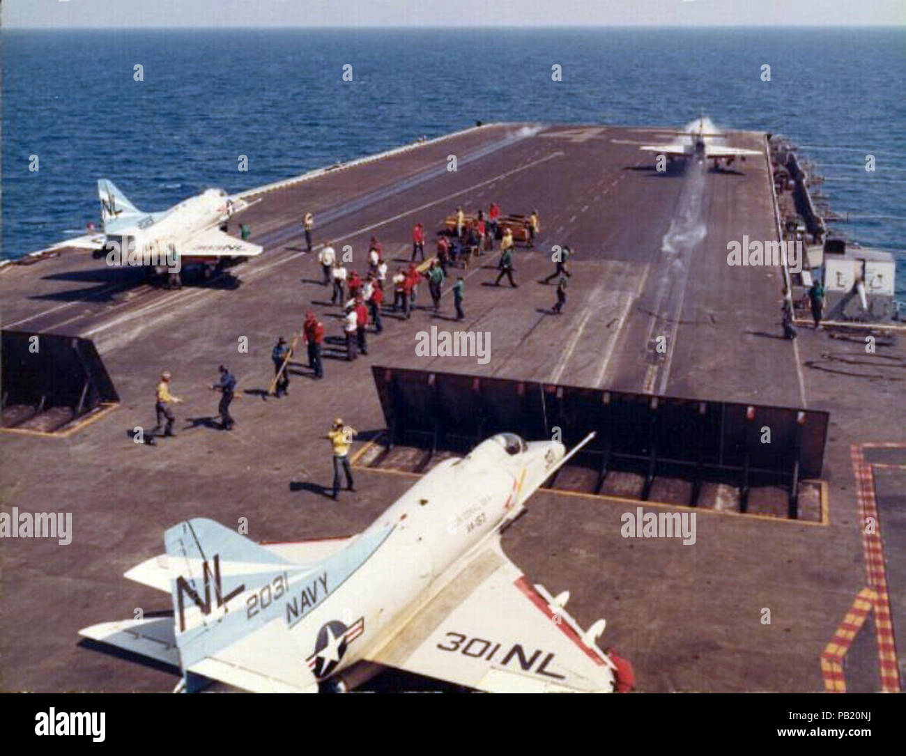 A-4Es VA-153 launching from USS Coral Sea (CVA-43) 1967 Stock Photo - Alamy