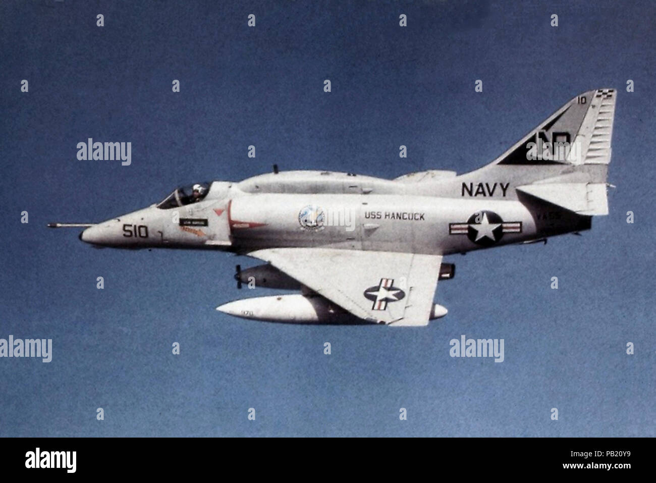 A-4F Skyhawk VA-55 in flight c1969 Stock Photo - Alamy