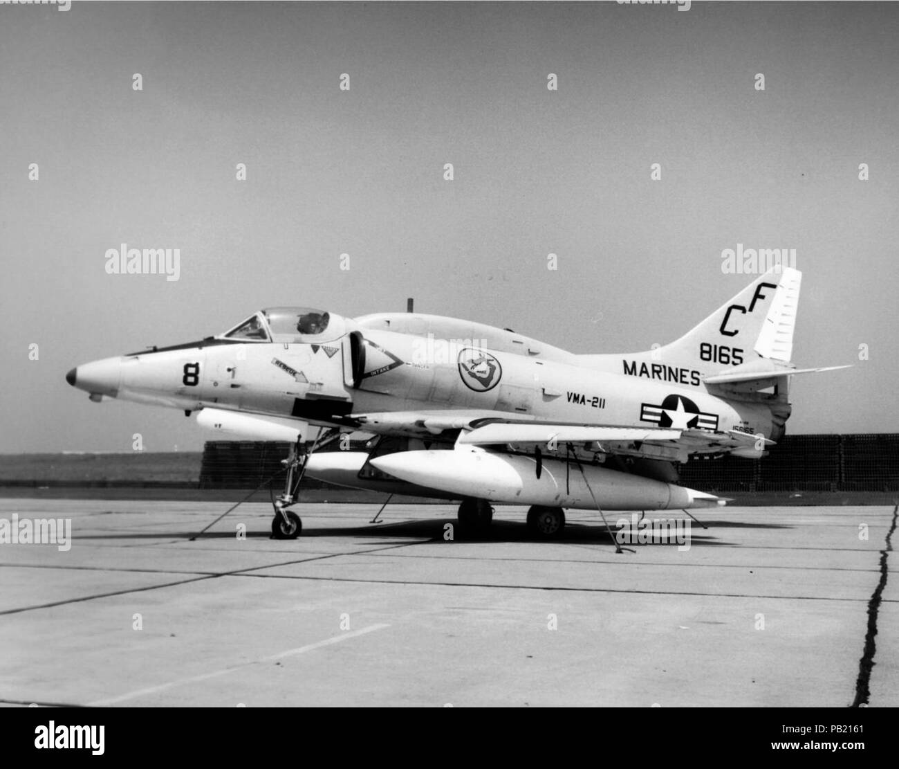 A-4M Skyhawk VMA-211 at MCAS El Toro Stock Photo - Alamy