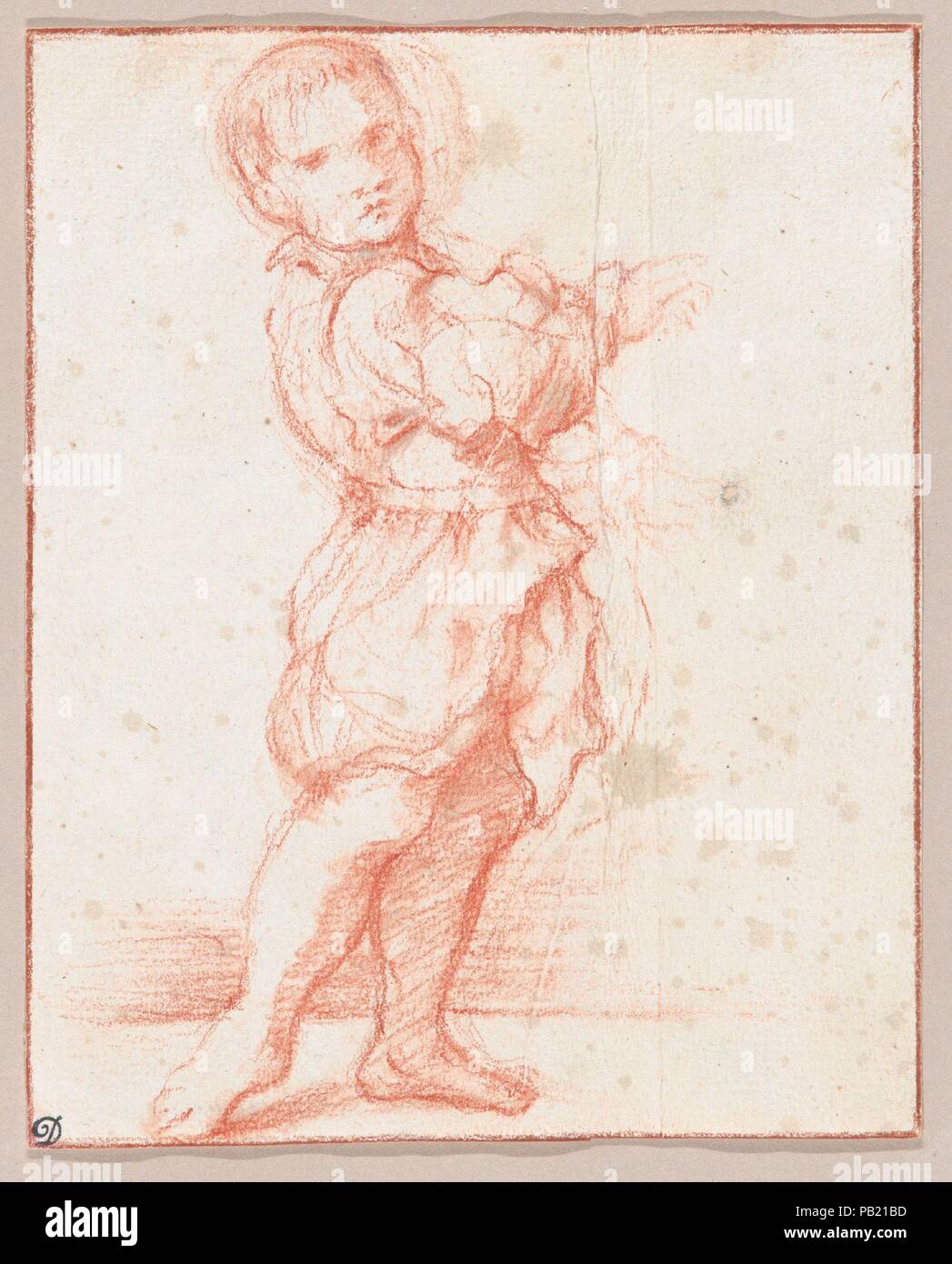 Full-length Figure of a Standing Boy. Artist: Bartolomeo Schedoni ...