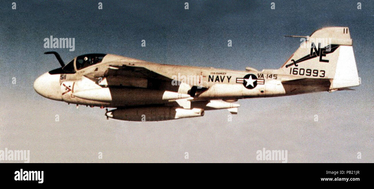 A-6E Intruder of VA-145 in flight 1982 Stock Photo - Alamy