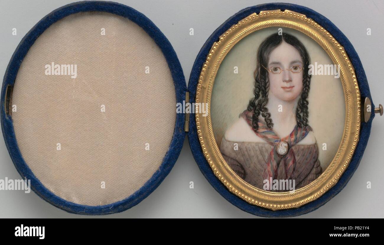 Portrait of a Lady. Artist: Daniel F. Ames (1803-1886). Dimensions ...