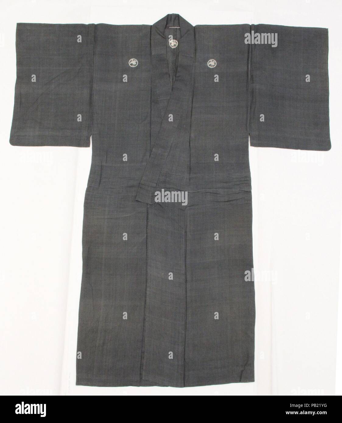 Kosode. Culture: Japan. Dimensions: 57 1/4 × 48 3/4 in. (145.4 × 123.8 ...