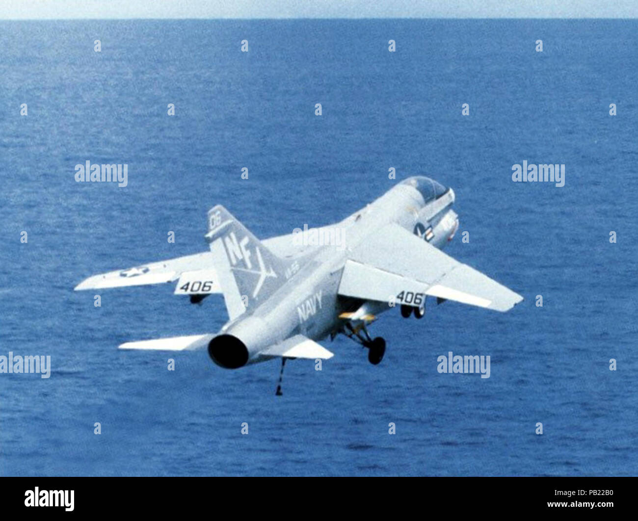 A-7E Corsair II of VA-56 in flight c1979 Stock Photo - Alamy