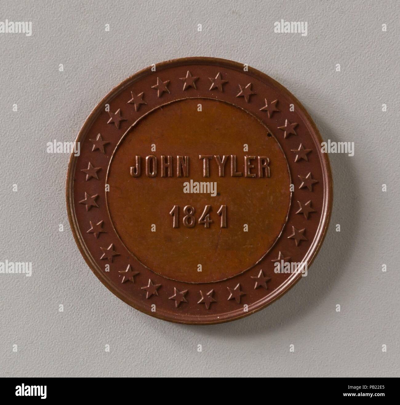 Token of John Tyler. Dimensions: Diam. 1 3/8 in. (3.5 cm). Date: ca ...
