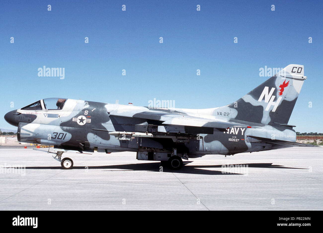 A-7E VA-22 at NAS Fallon 1987 Stock Photo - Alamy