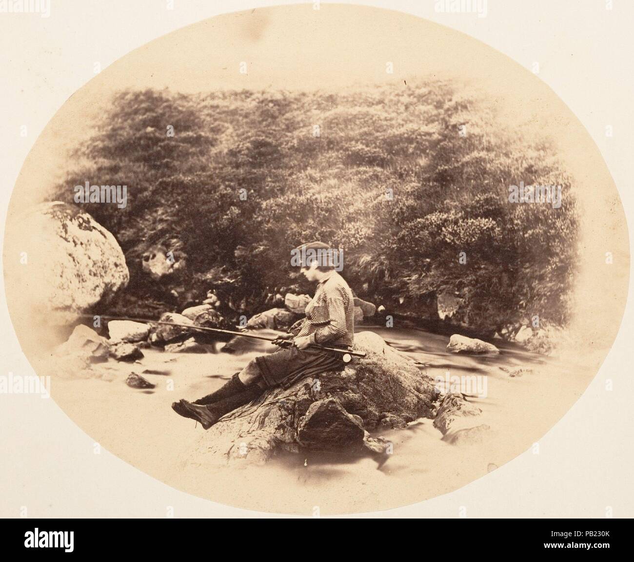 [Peel Ross Fishing]. Artist: Horatio Ross (British, Rossie Castle, near ...