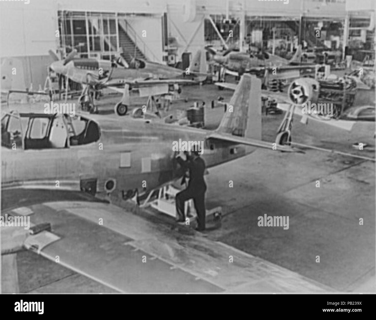 A-36A production Inglewood Oct 1942 Stock Photo - Alamy
