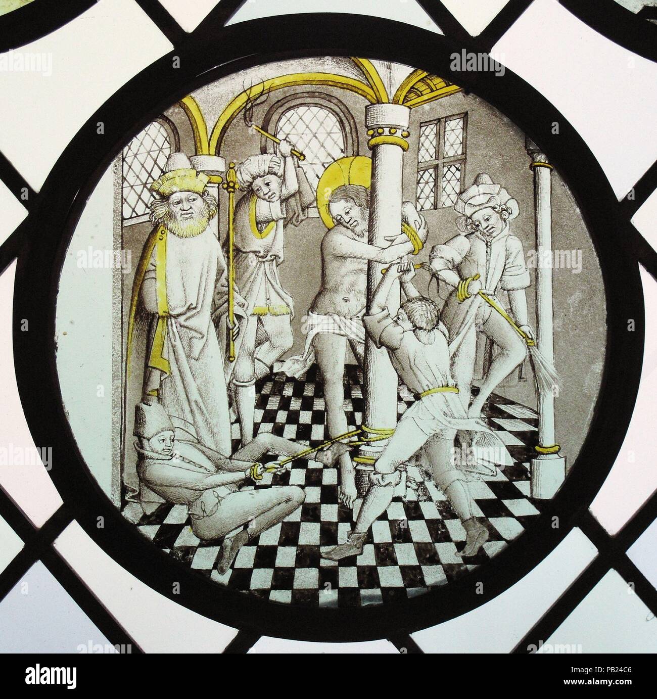 Roundel with the Flagellation. Culture: German. Dimensions: Overall ...