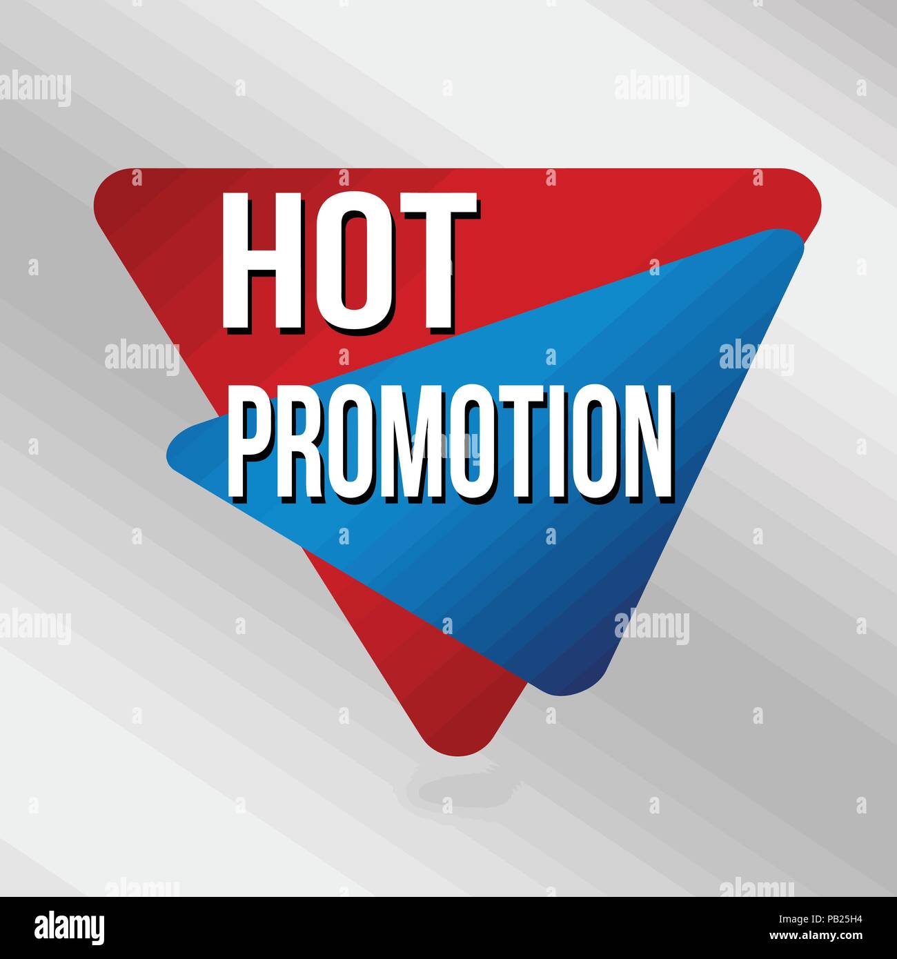 Hot promotion sign or label for business promotion, vector illustration ...