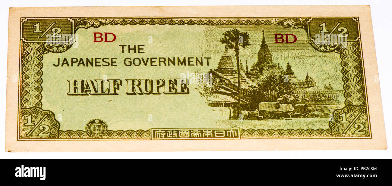 Japanese burma money hi-res stock photography and images - Alamy