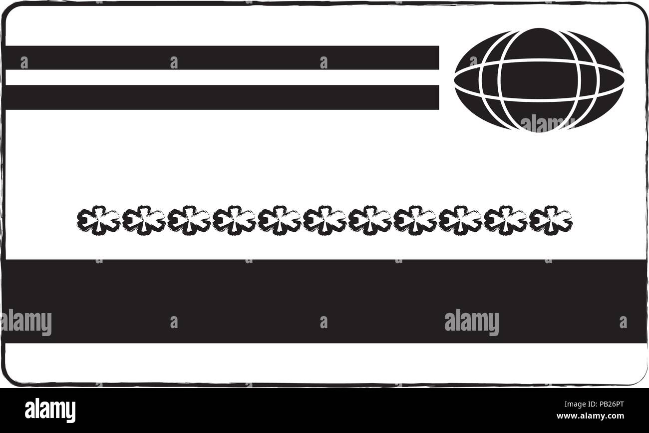 credit card icon over white background, vector illustration Stock ...