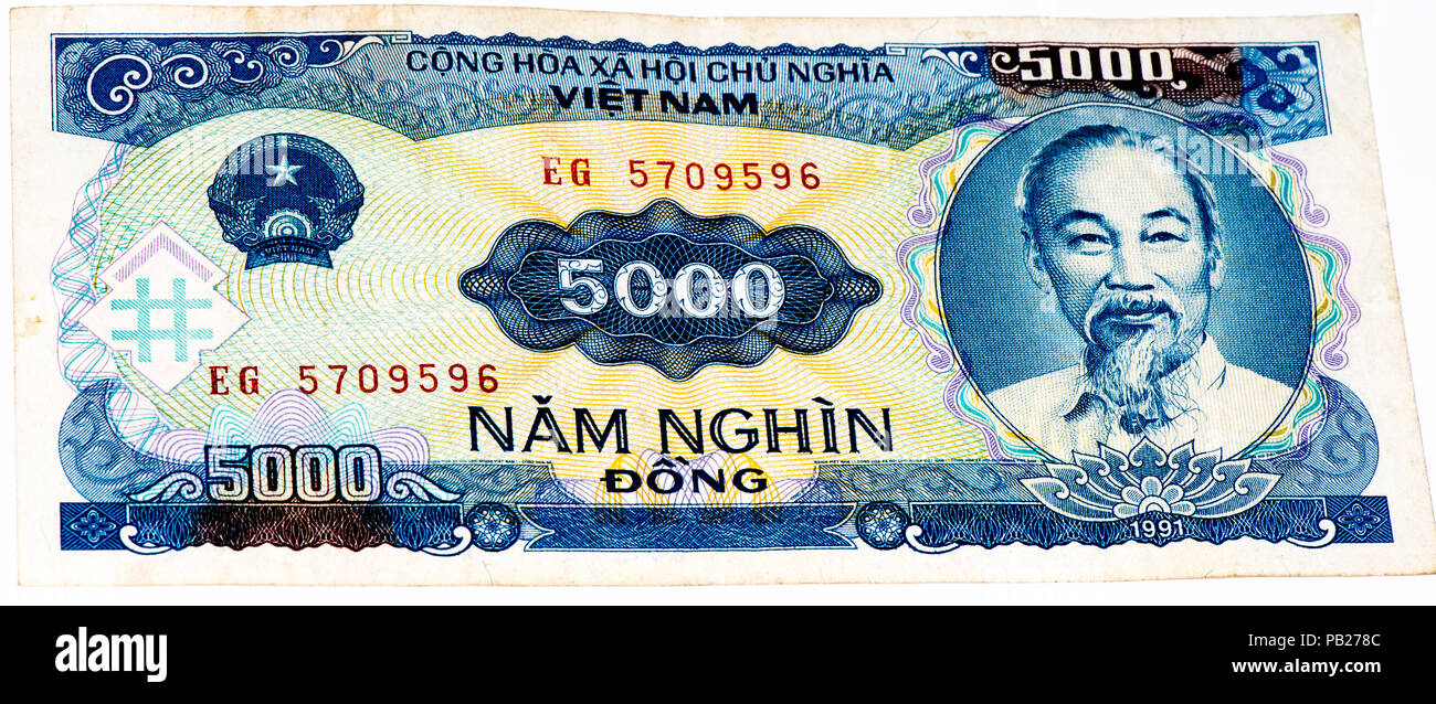 Vietnam 5000 currency money note hi-res stock photography and images ...