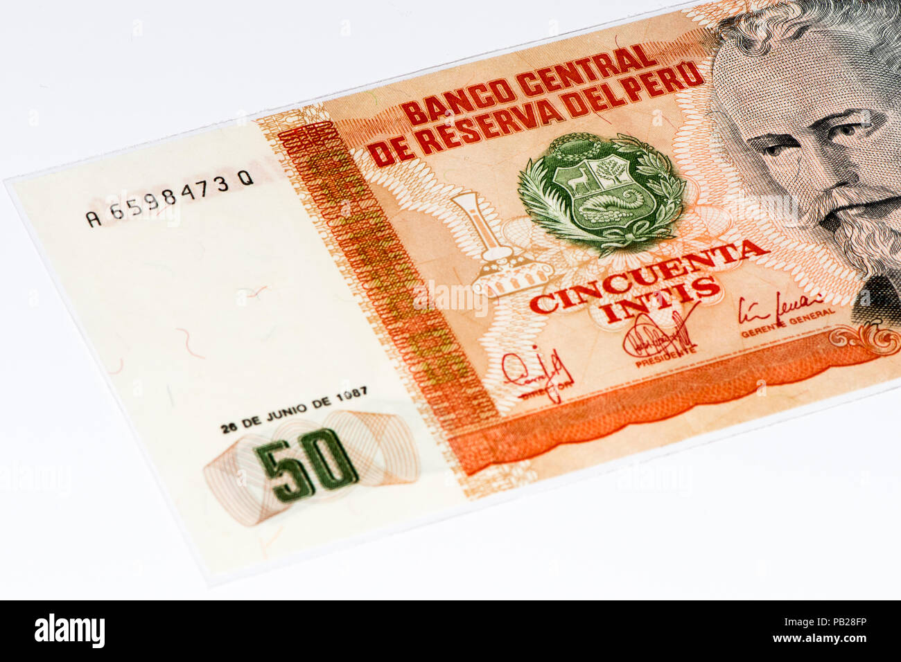 Inti peruvian currency hi-res stock photography and images - Alamy