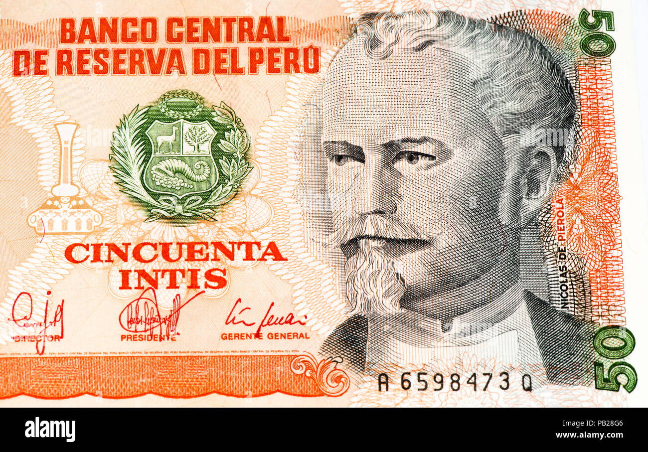 Inti peruvian currency hi-res stock photography and images - Alamy