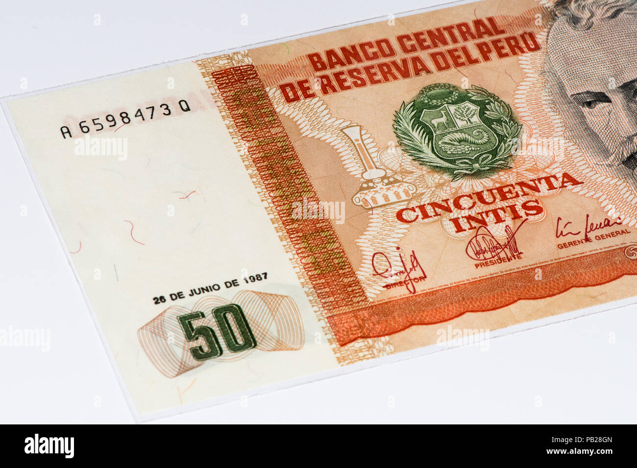 Inti peruvian currency hi-res stock photography and images - Alamy