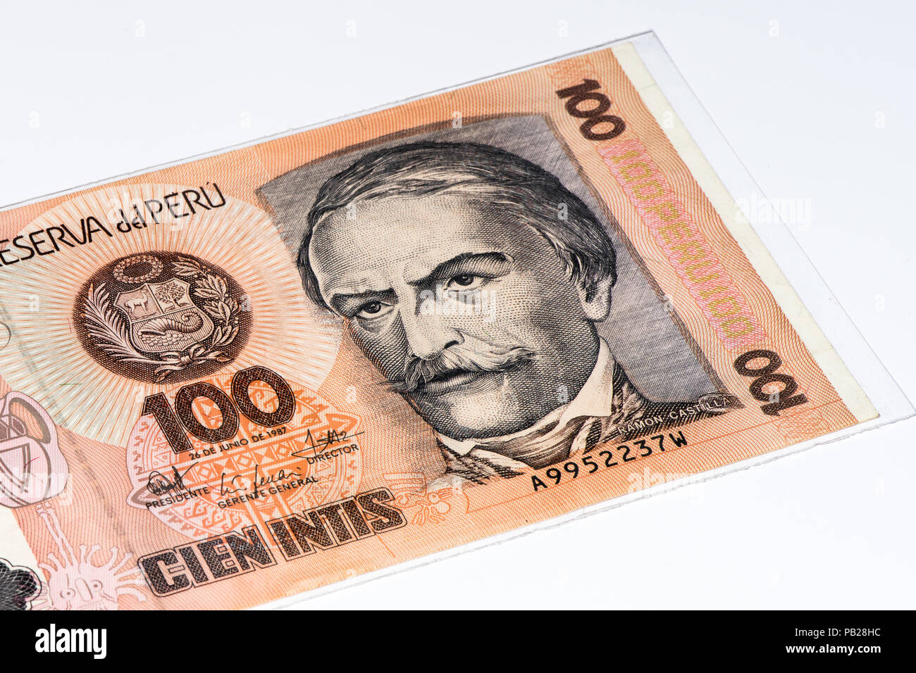 Inti peruvian currency hi-res stock photography and images - Alamy