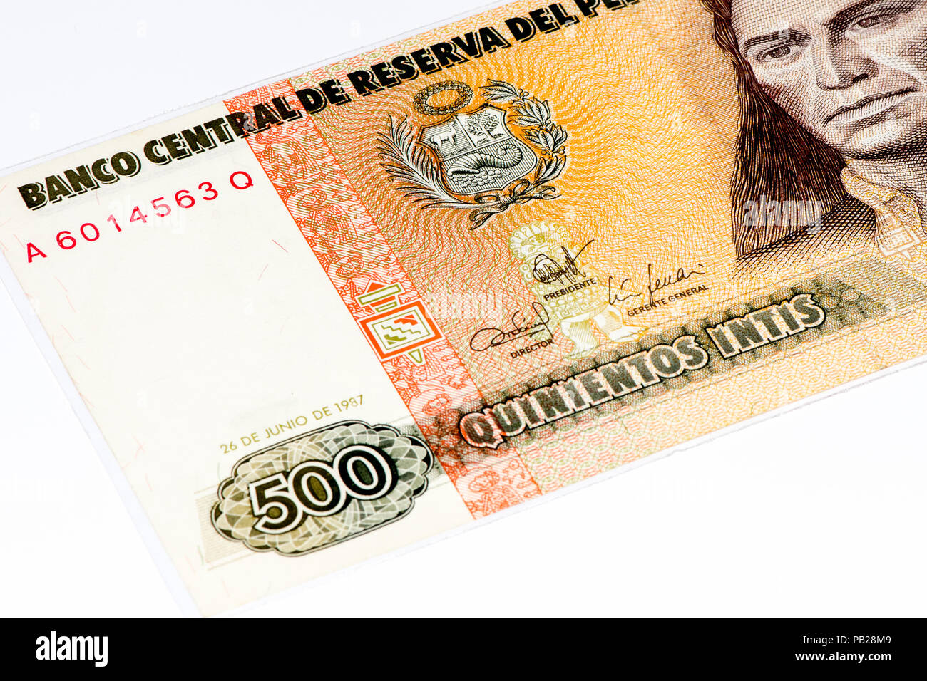 Inti peruvian currency hi-res stock photography and images - Alamy