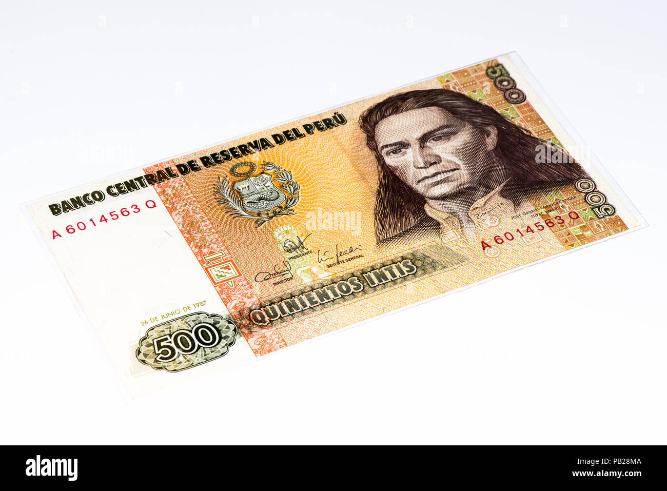 Inti peruvian currency hi-res stock photography and images - Alamy