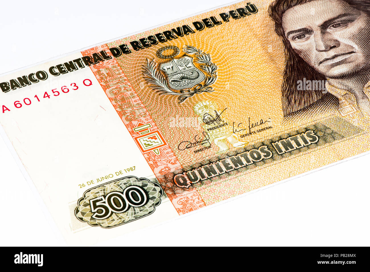 Inti peruvian currency hi-res stock photography and images - Alamy