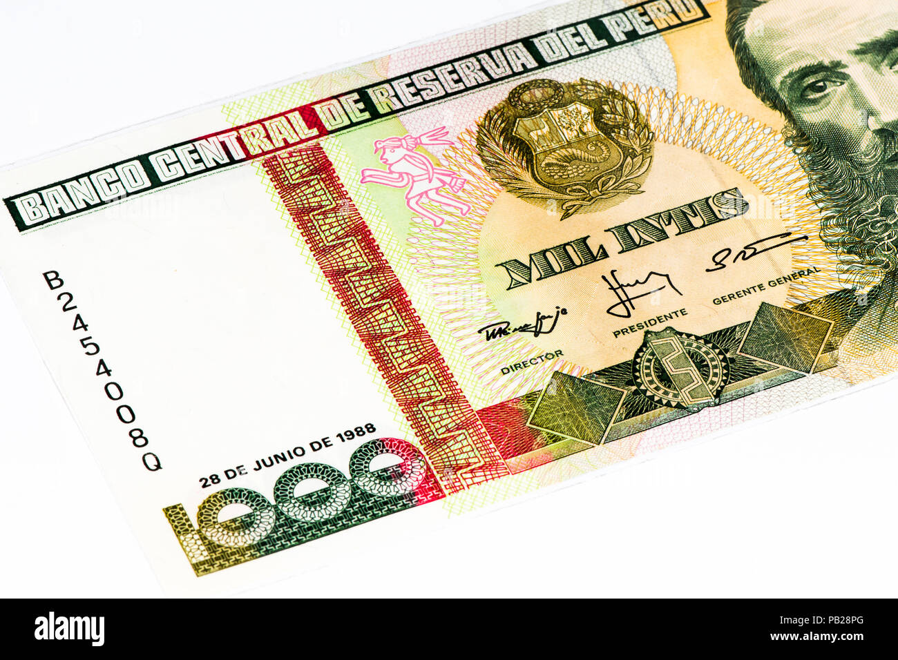 Inti peruvian currency hi-res stock photography and images - Alamy