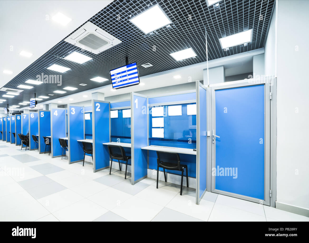 Waiting room number system hi-res stock photography and images - Alamy