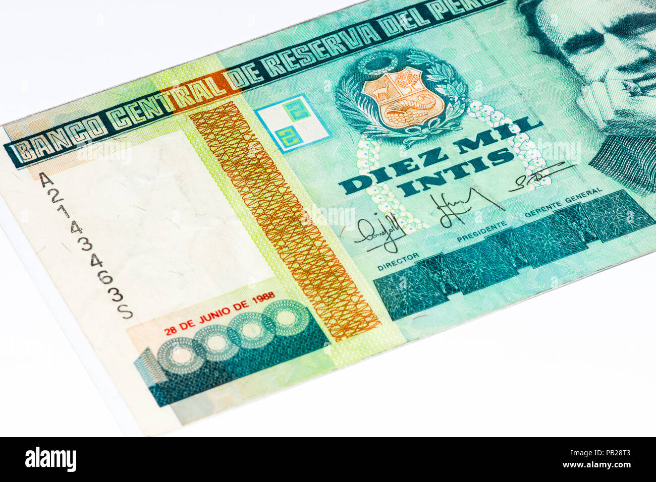 Inti peruvian currency hi-res stock photography and images - Alamy