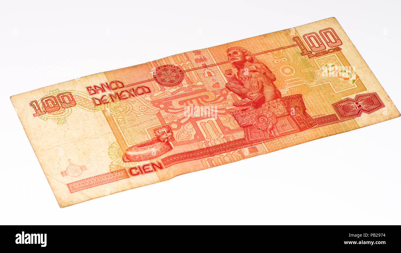 100 peso mexican bank note hi-res stock photography and images - Alamy