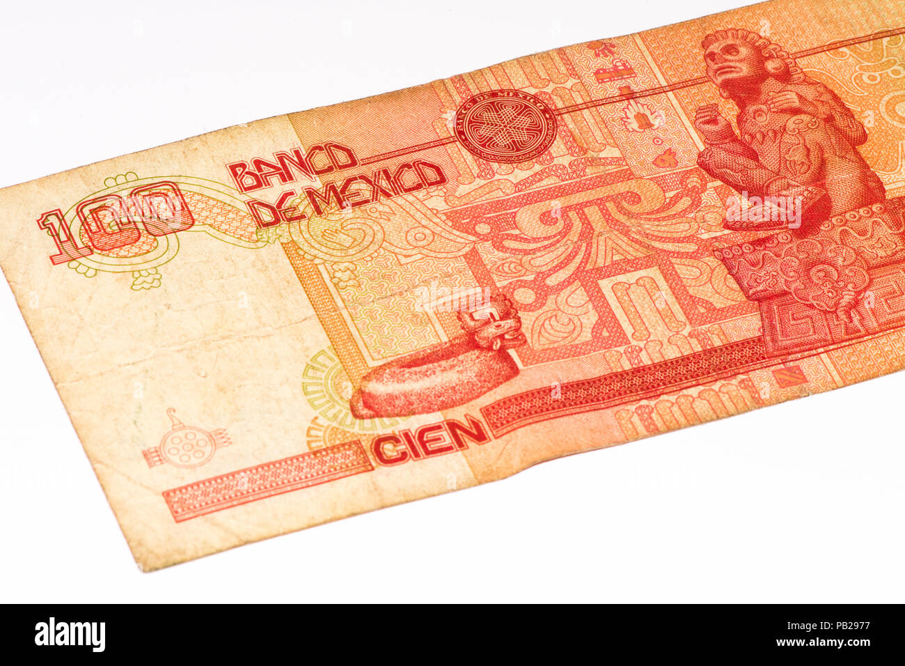 100 peso mexican bank note hi-res stock photography and images - Alamy