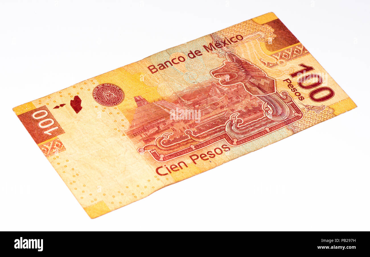 100 peso mexican bank note hi-res stock photography and images - Alamy