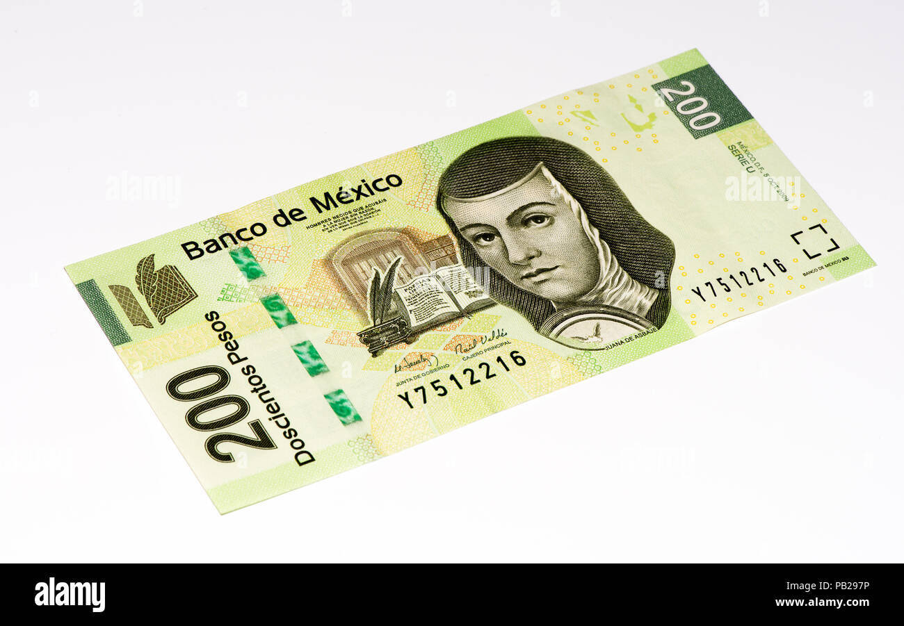 Mexico 200 pesos note hi-res stock photography and images - Alamy