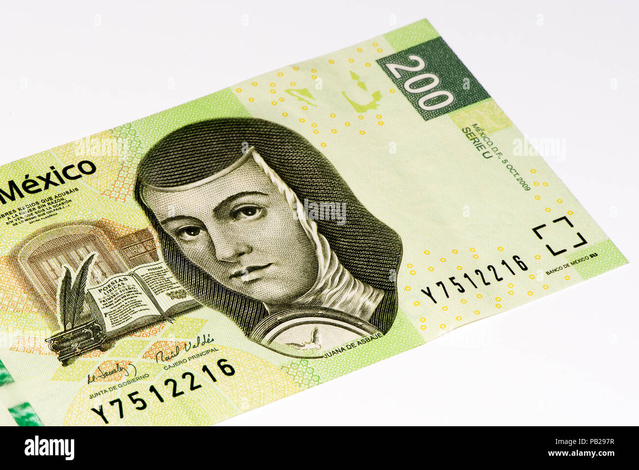 Mexico 200 pesos note hi-res stock photography and images - Alamy