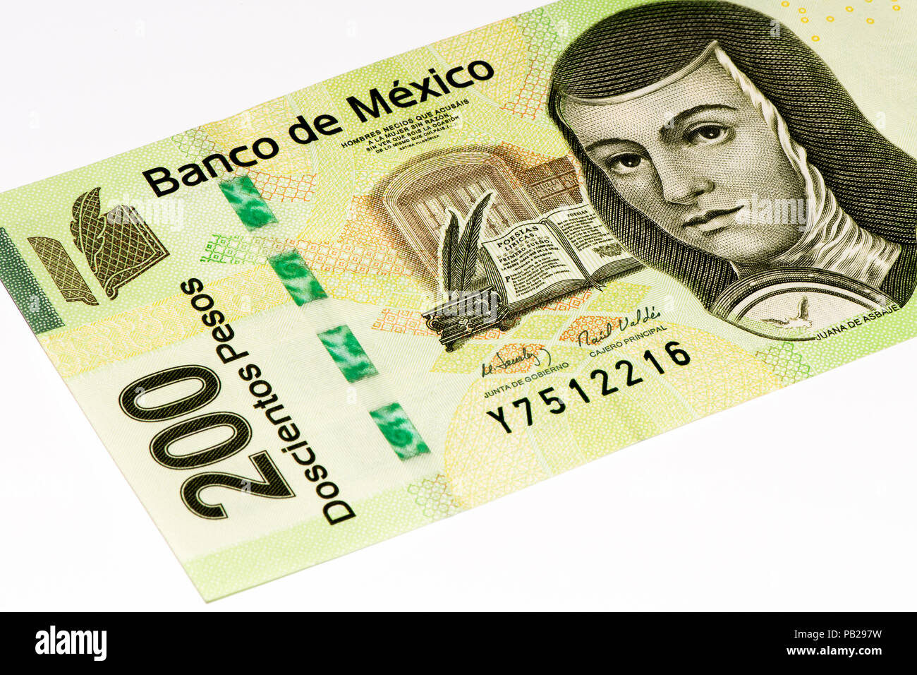 Mexico 200 pesos note hi-res stock photography and images - Alamy