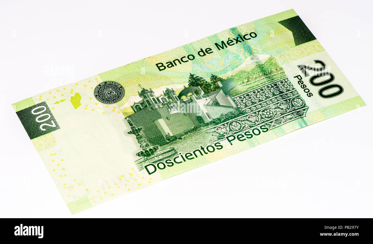 200 mexican pesos bill hi-res stock photography and images - Alamy