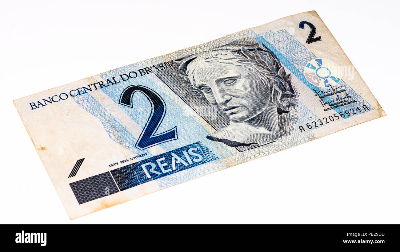 Brazil real banknote Cut Out Stock Images & Pictures - Alamy