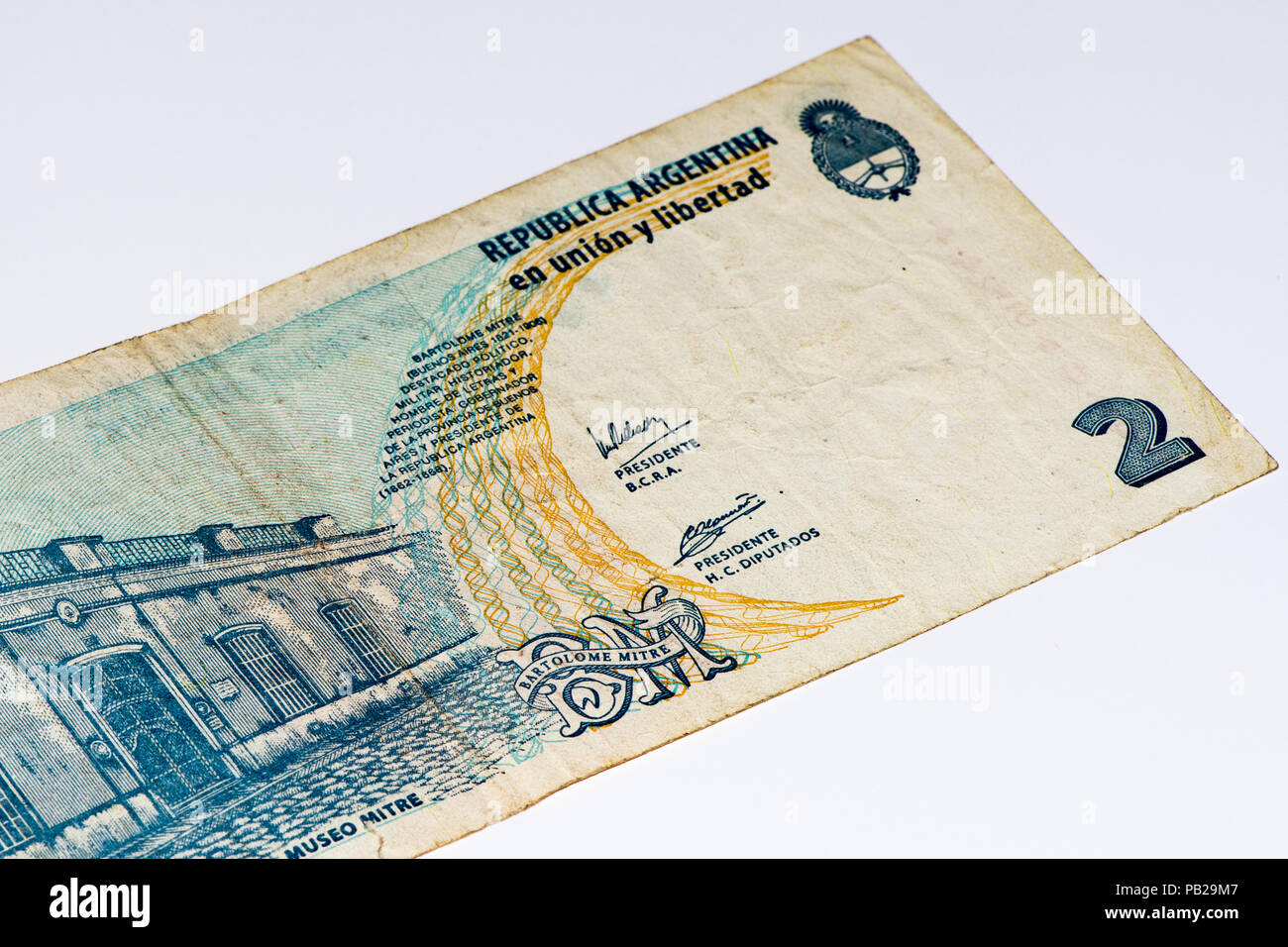 Argentina peso currency note sign hi-res stock photography and images ...