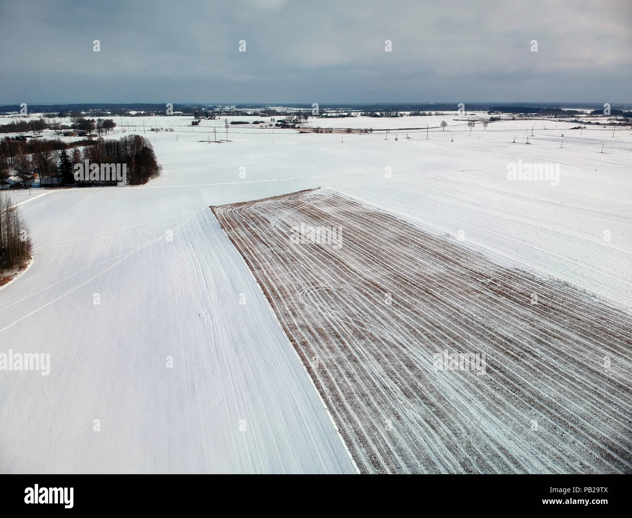 Field winter wheat aerial hi-res stock photography and images - Alamy